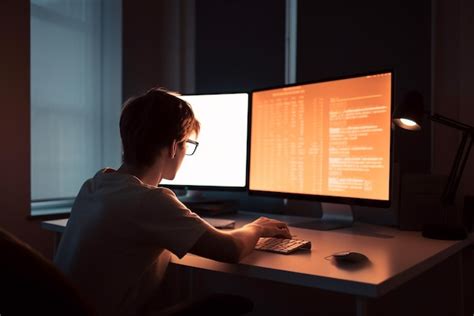 Premium Ai Image Generative Ai School Student Elearning Distance Training