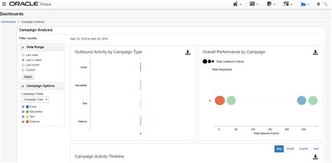 Eloqua Training Eloqua Insights Reports Dashboards