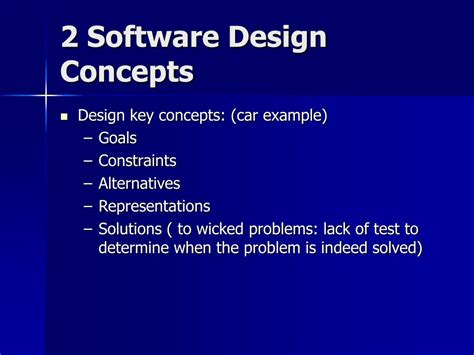 PPT Software Design Concepts And Patterns PowerPoint Presentation