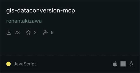 Gis Data Conversion Mcp Glama