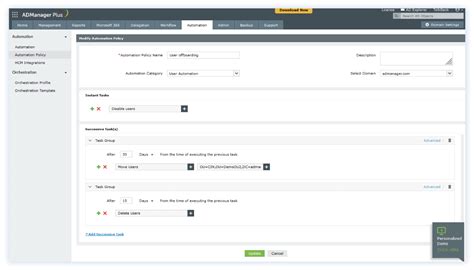 An It Admins Guide To Automated User Provisioning Manageengine Ad360