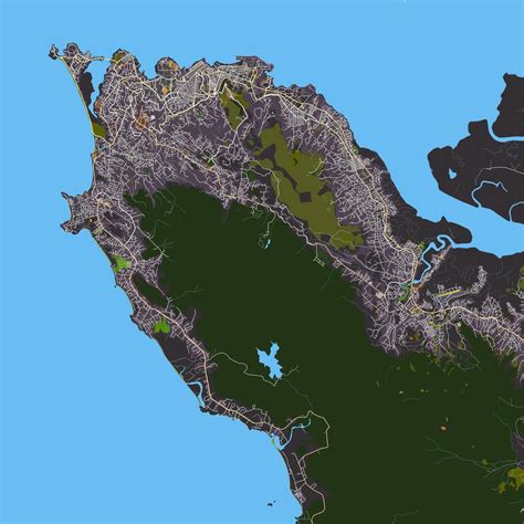 City Map Of Freetown Sierra Leone 42366754 Vector Art At Vecteezy