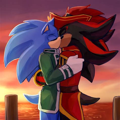 💙 Sonadow Hours 🖤 Sonic And Shadow Hedgehog Art Sonic