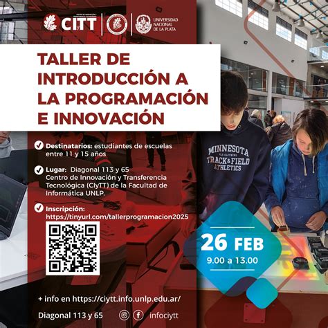 Taller De Introducción A La Programación E Innovación Centro De Innovación Y Trasferencia