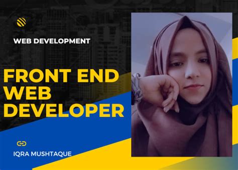 Be Your Front End Web Developer By Iqra Fiverr