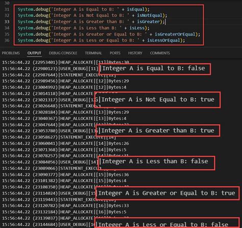 Operators In Salesforce Apex