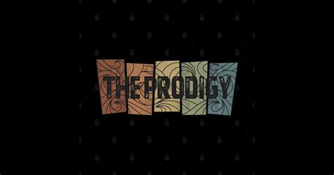 The Prodigy Retro Pattern Musician Sticker Teepublic