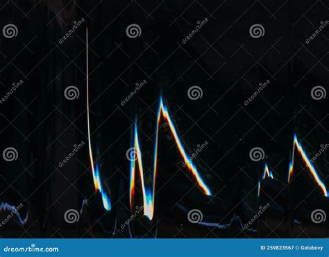 Glitch Overlay Weathered Screen Dust Scratches Stock Illustration Illustration Of Film