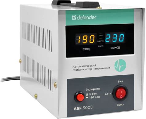 Стабилизатор напряжения DEFENDER ASF 500D напольный 300W (99034 ...