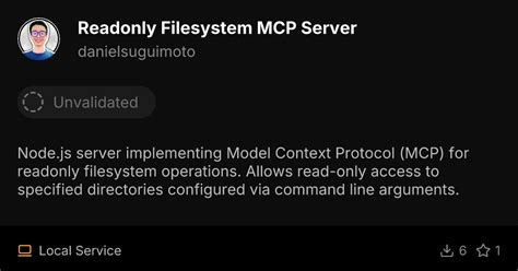 readonly filesystem mcp server mcp · lobehub