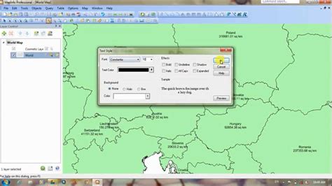 Multiple Labeling In Mapinfo Youtube