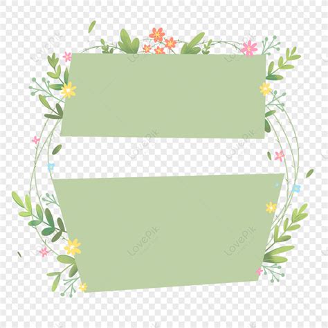 Text Box Border Frame With Flower Vector Text Box Bor Vrogue Co