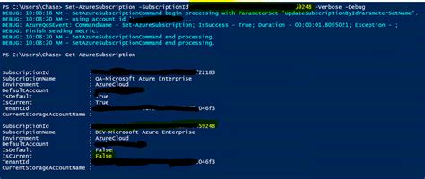 Set Azuresubscription Incorrectly Sending Success Code · Issue 9527 · Azureazure Powershell
