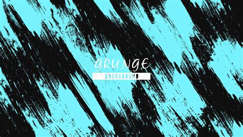 Abstract Grunge Cyan Scratch In Black Background Goof For Banner Poster Or Frame Template