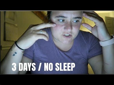 HAVEN'T SLEPT IN 3 DAYS... - YouTube