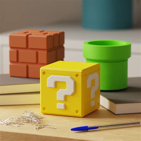 📦 Retro Block Collection Box Set・ 3mf File For 3d Printing・cults