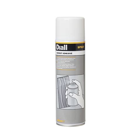 Diall Solvent Based Spray Contact Adhesive 500ml Diy At Bandq