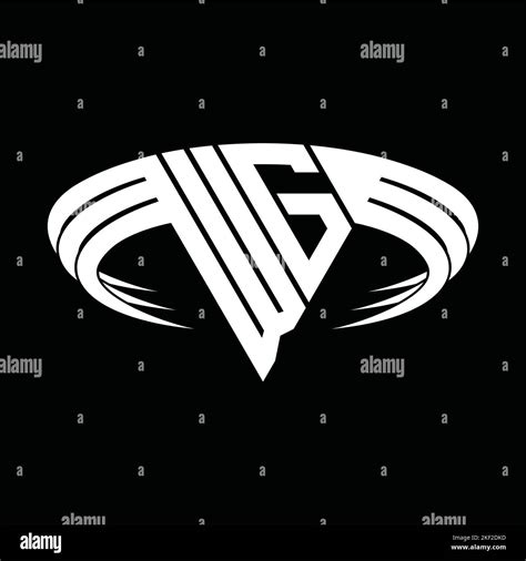 WG Logo Letter Monogram With Triangle Slice Shape Design Template Stock Vector Image Art Alamy