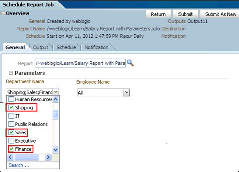 Getting Started With Oracle Bi Publisher 111160 And Higher