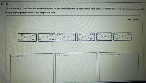 solved part b sort the following compounds based on whether