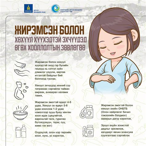 Жирэмсэн болон хөхүүл хүүхэдтэй эхчүүдэд өгөх хооллолтын зөвлөгөө