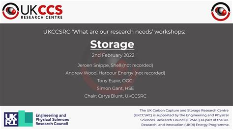 UKCCSRC - Carbon Capture & Storage (CCS) UKCCSRC Workshops 2021 | Events | UKCCSRC