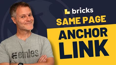 Quick Bricks Tip 01 Same Page Scrolling Anchor Link Dave Foy