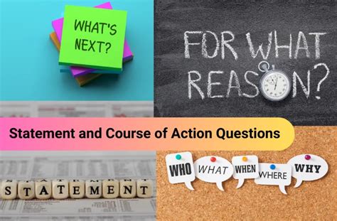 Statement And Course Of Action Reasoning Concepts Strategies