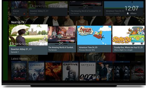 App Design Leanback Library Android Tv Fire Tv Emby Community