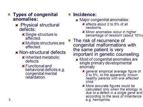 Types Of Fetal Abnormalities