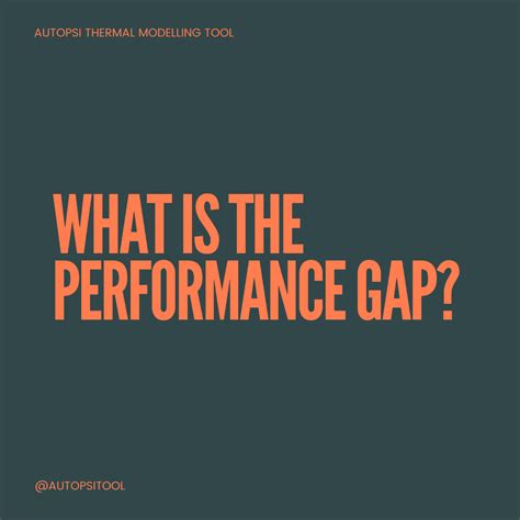 What Is A Performance Gap Causes Solutions AutoPSI