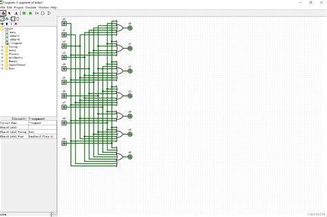 Logisim之4位全加器实现以及七段数码管显示hhh江月的技术博客51cto博客 Logisim之4位全加器实现以及七段数码管显示hhh江月的技术博客51cto博客