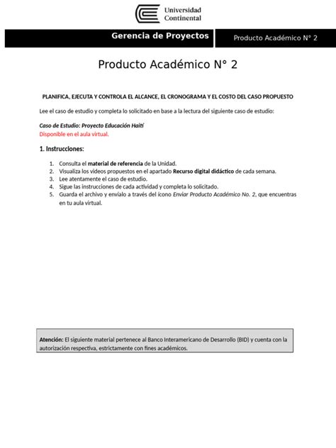 Producto Acad Mico N2 Entregable | PDF | Economias