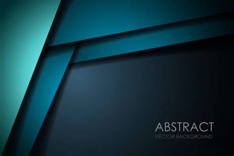 Green Turquoise And Blue Background Vector Overlap Layer On Dark Space For Background Design