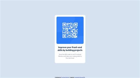 Frontend Mentor Qr Code Component Challenge Using Html And Css Coding