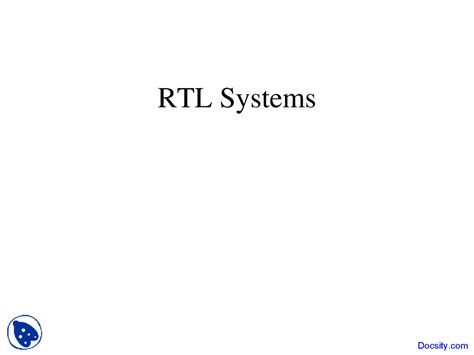 Systems Computer Science Lecture Slides Docsity