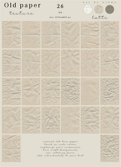 Old Paper Texture Design Cuts