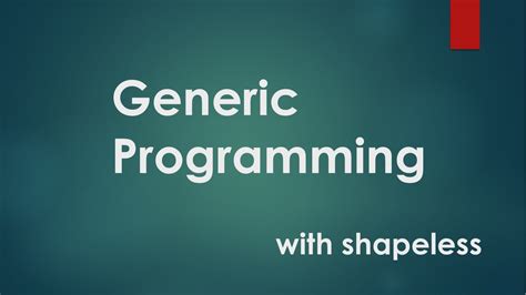 generic programming and the stl pdf