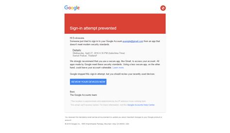 What To Do If You Receive Suspicious Sign In Prevented Message