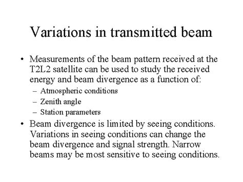 Measuring Signal Strength Measure Relative Cross Section Of
