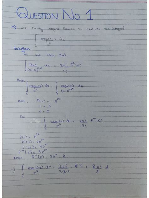 Complex Analysis Assignment Pdf