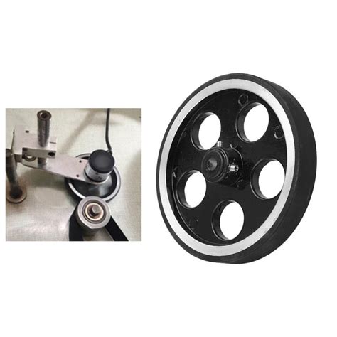 Pengukur Panjang Wheel 6mm Lubang Diameter Encoder Roda Aluminium