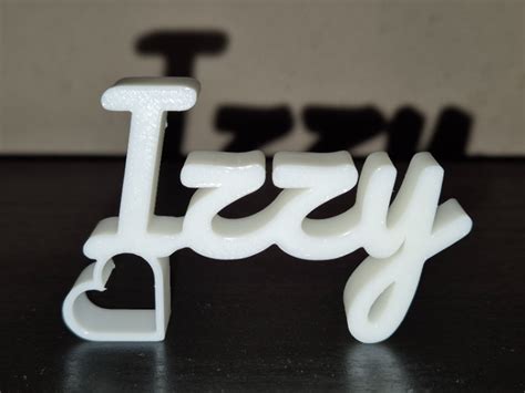 Izzy Name Sign Display Decor By Gabt Makerworld