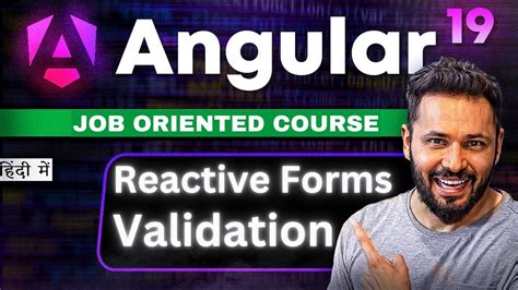 Angular 19 Tutorial In Hindi 39 Reactive Forms Validation Made Easy
