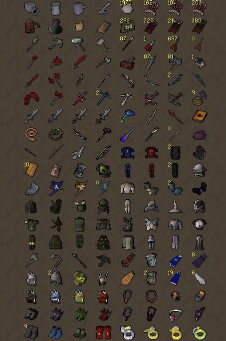 [osrs] High Level Pvm Gear Tab Banktabs
