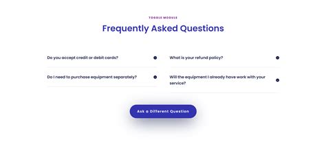 Adding An FAQ Section