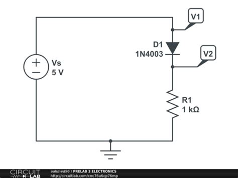 Prelab 3 Electronics Circuitlab