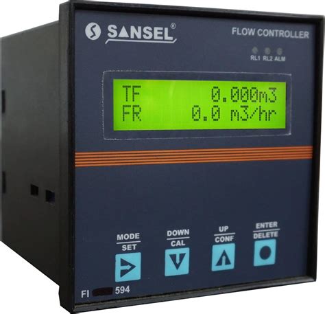 Sansel Digital Flow Controller And Totalizer Model Namenumber Fi 594
