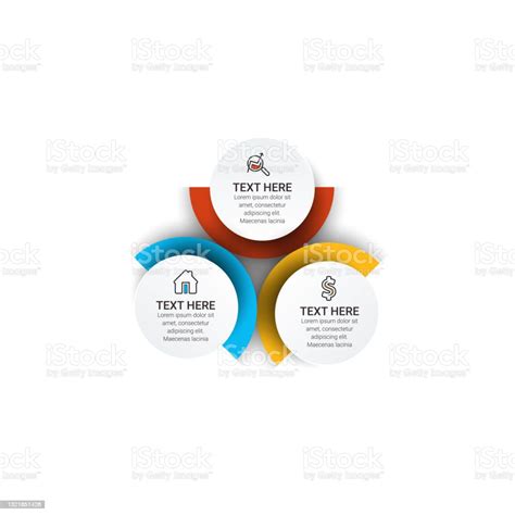 프레젠테이션을 위한 벡터 비즈니스 템플릿입니다 인포그래픽을 위한 크리에이티브 컨셉입니다 숫자 옵션 단계 또는 프로세스가 있는
