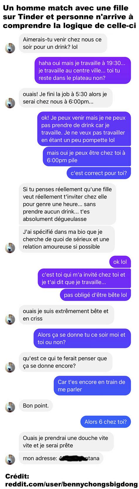 Un Homme Match Avec Une Fille Sur Tinder Et Personne N Arrive Comprendre La Logique De Celle Ci